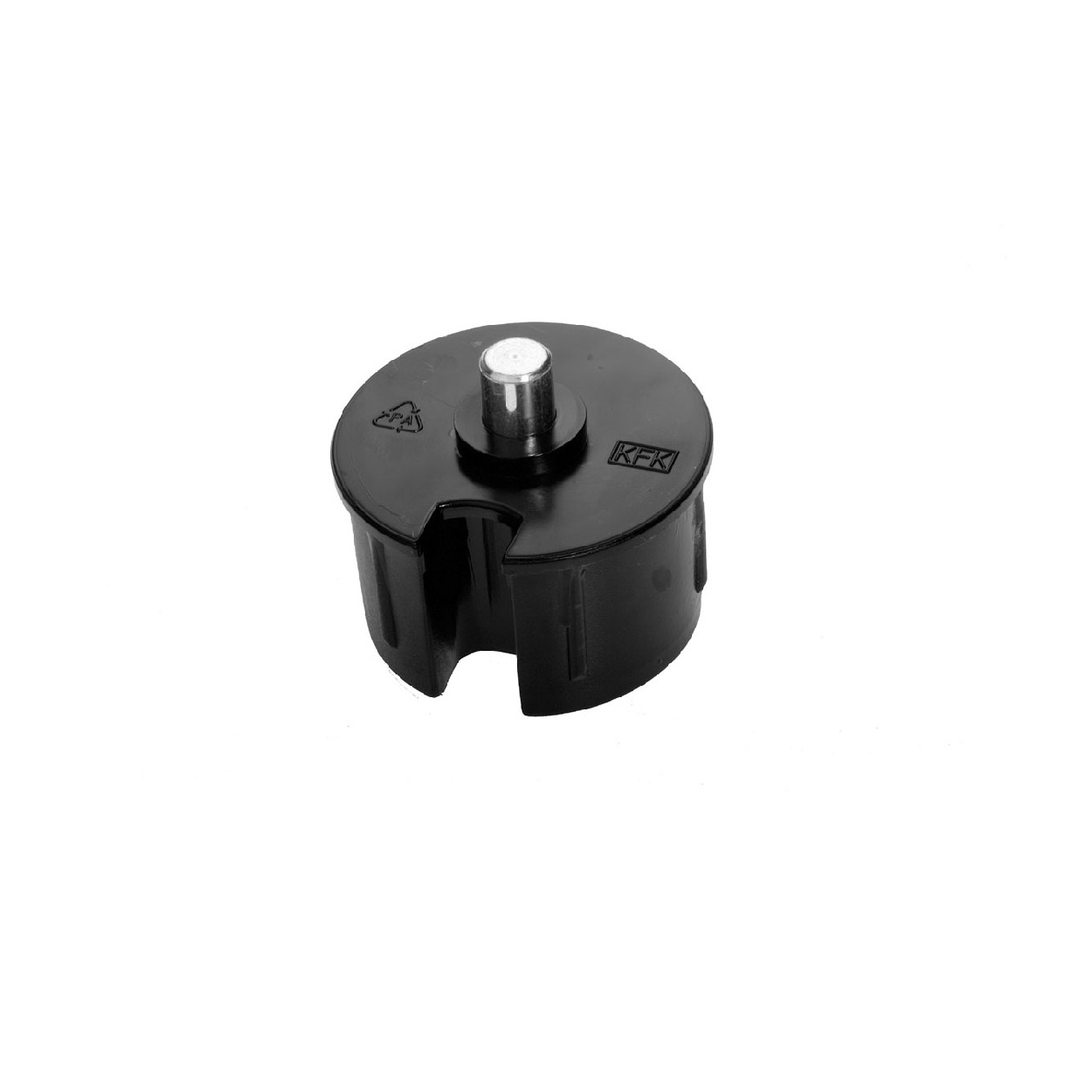 Plastic Axle prop with round axle prop, from Axle/Shaft Ø 48 mm to Axle ...