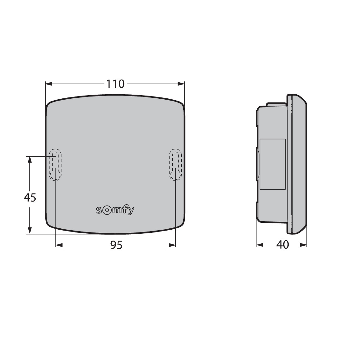 Somfy standard RTS receiver - Rolluikonderdelen.nl