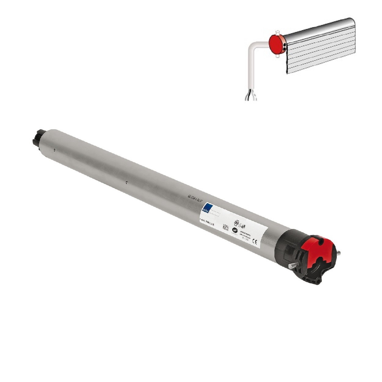 T5 E tubular motor with automatic adjustment - Rolluikonderdelen.nl
