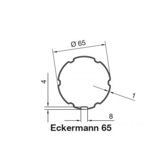 Nice adapter set Eckermann 65 suitable for Nice tubular motors ...