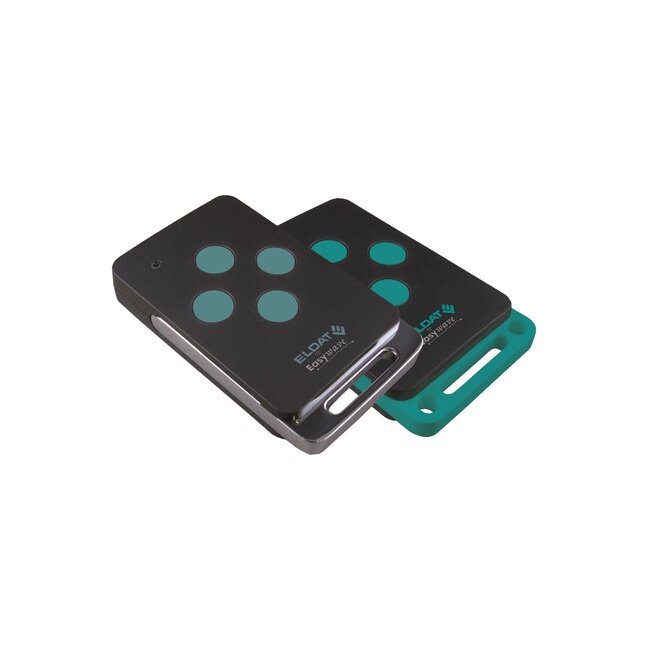 Eldat RT42 and RT43 EasyWave 4-channel mini handheld transmitter in black