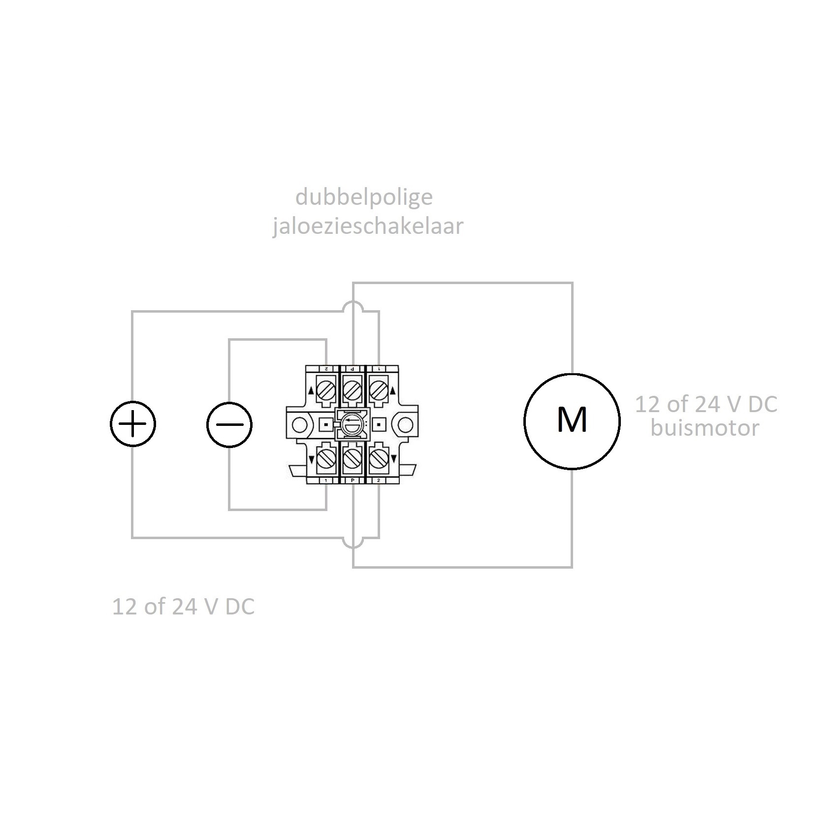 Simu T5 tubular motor - 12 Volt DC or 24 Volt DC