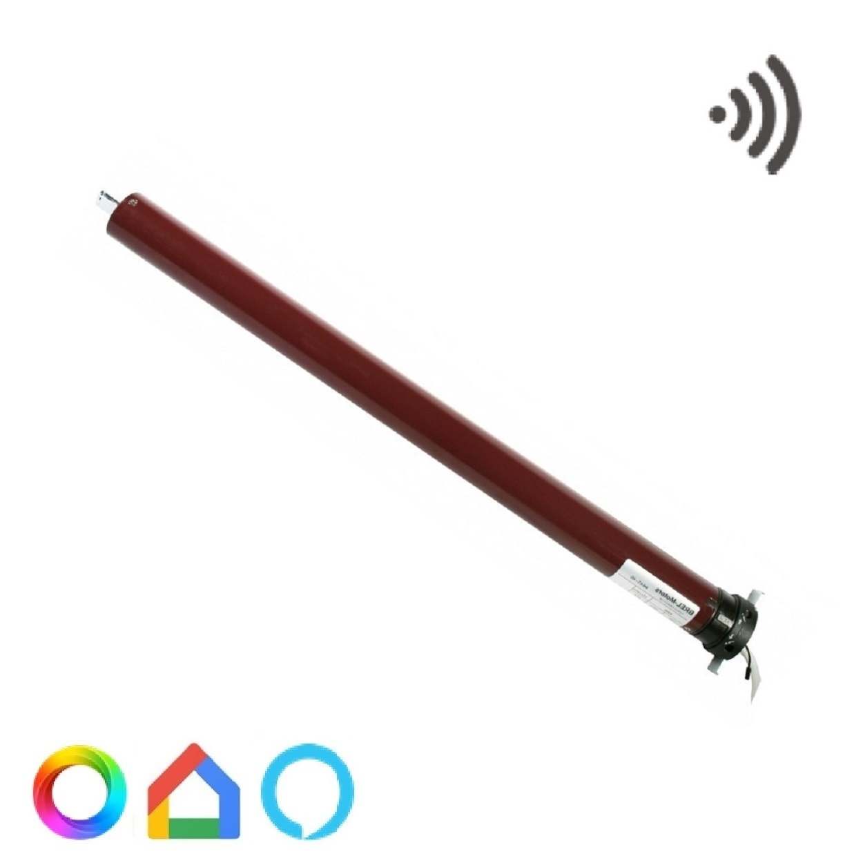 Brel MR45 tubular motor with mono-directional receiver and mech ...