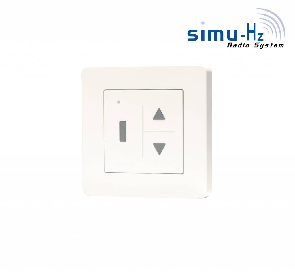 Simu 1-channel HZ wall transmitter - Rolluikonderdelen.nl