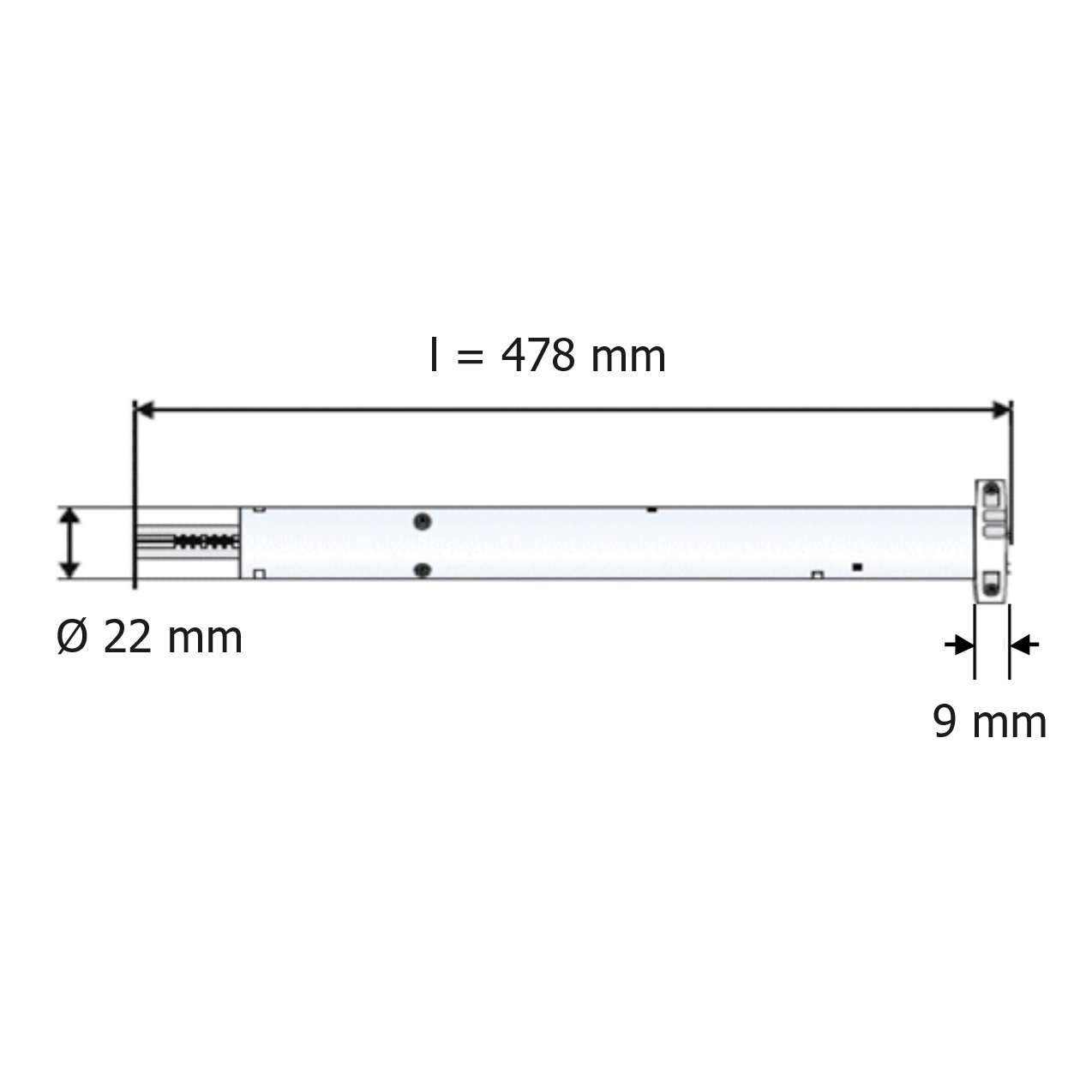Somfy Roll Up 24 WF RTS Li-Ion tube motor - Rolluikonderdelen.nl