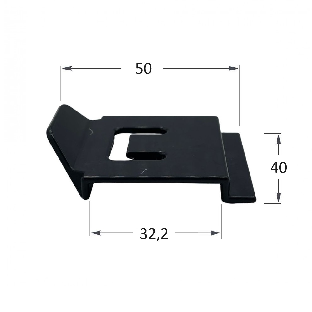 Clip for hooking on the pleated screen door