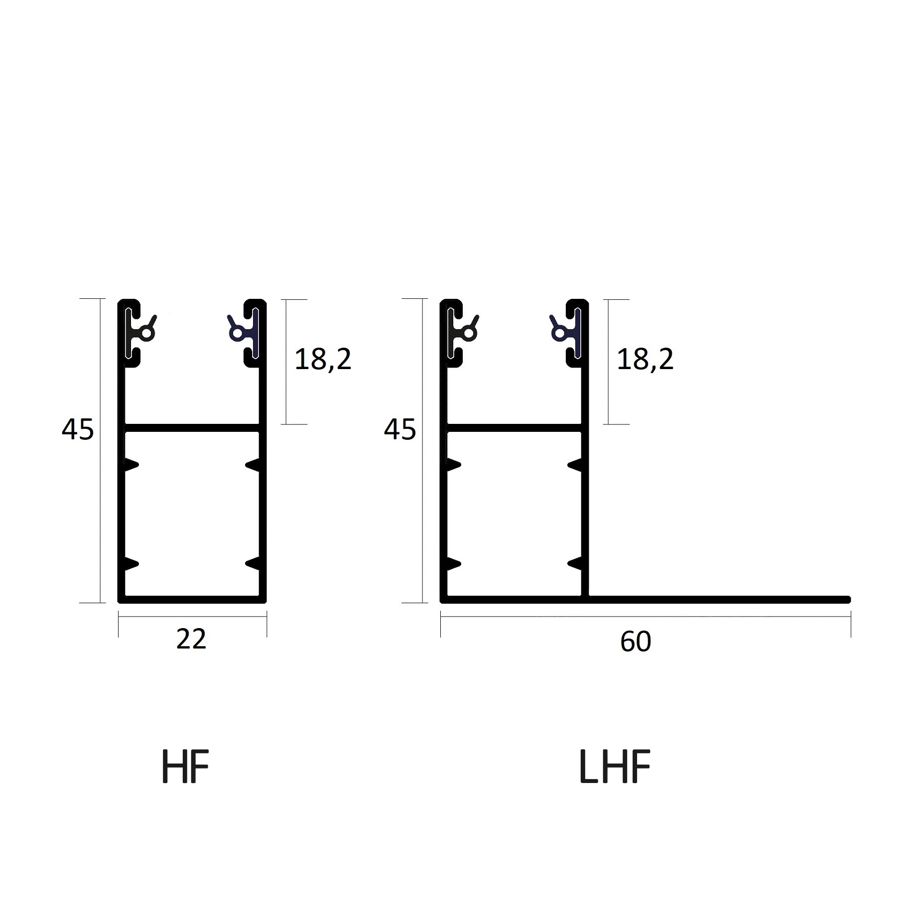 Huismerk inlet funnel HF and LHF universal - white
