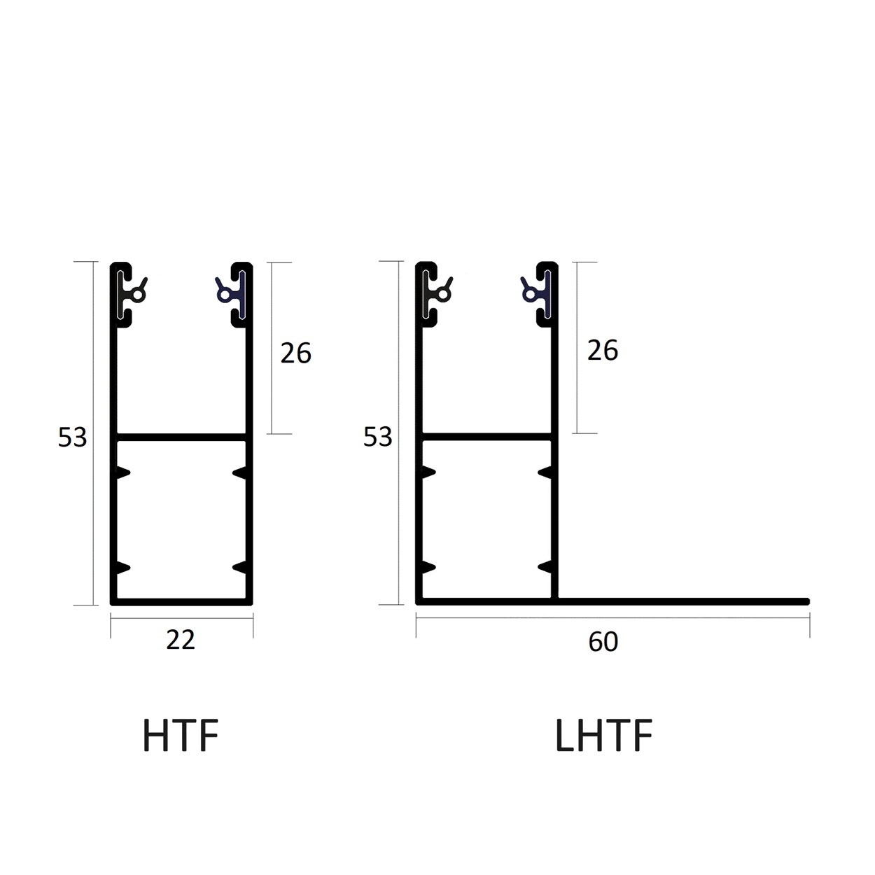Inlet funnel universal suitable for all HTF and LHTF slides ...