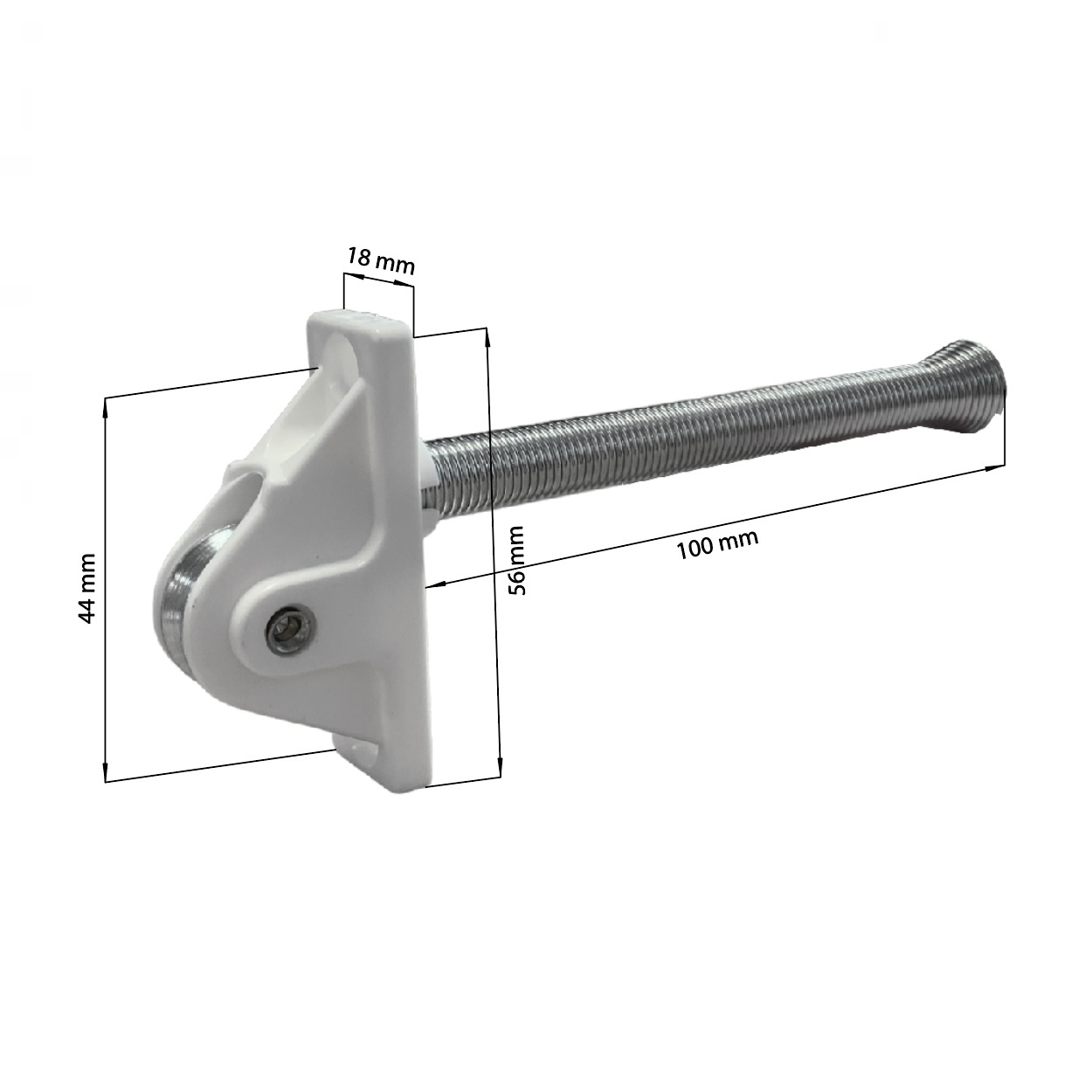 Plastic cord guide - Rolluikonderdelen.nl