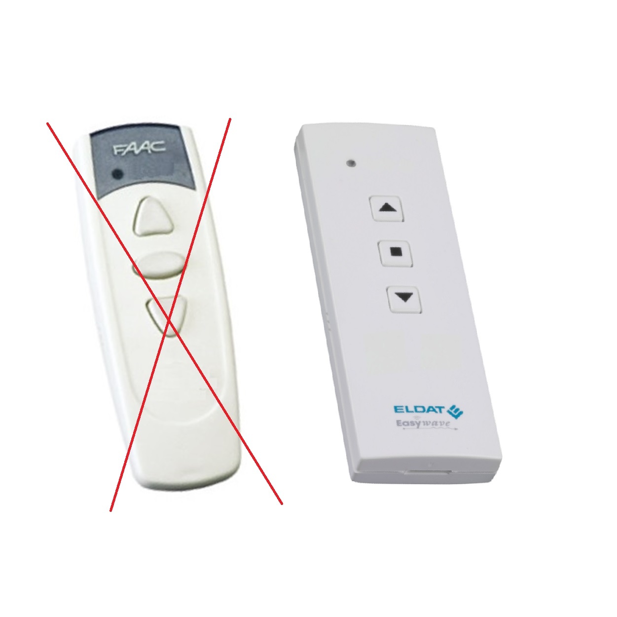 Faac TM XT1 868 MHz 1-channel handheld transmitter - Rolluikonderdelen.nl