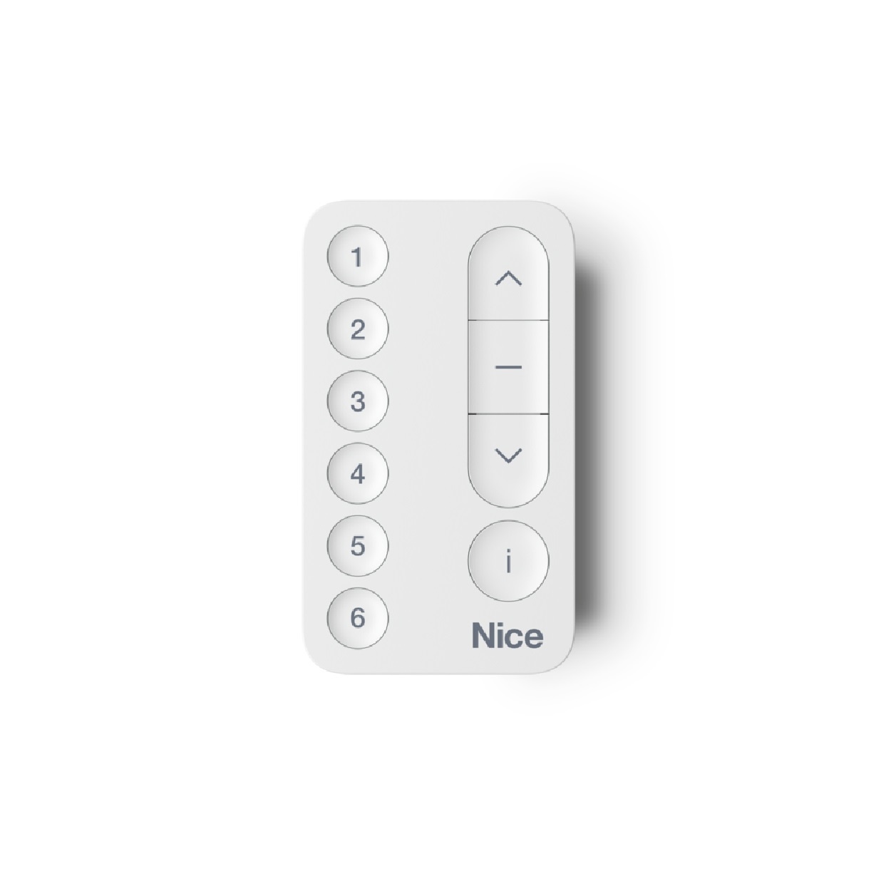 Nice MiniDomì 6-kanaals handzender - Rolluikonderdelen.nl