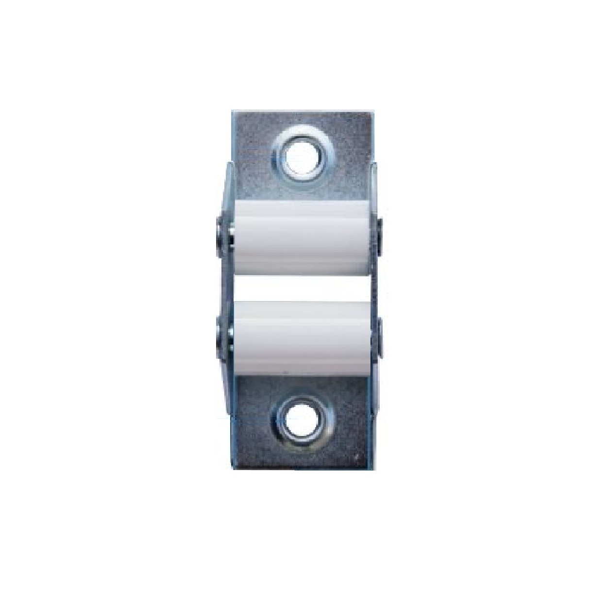 Selve strap guide steel with white rollers suitable for up to 18 mm ...