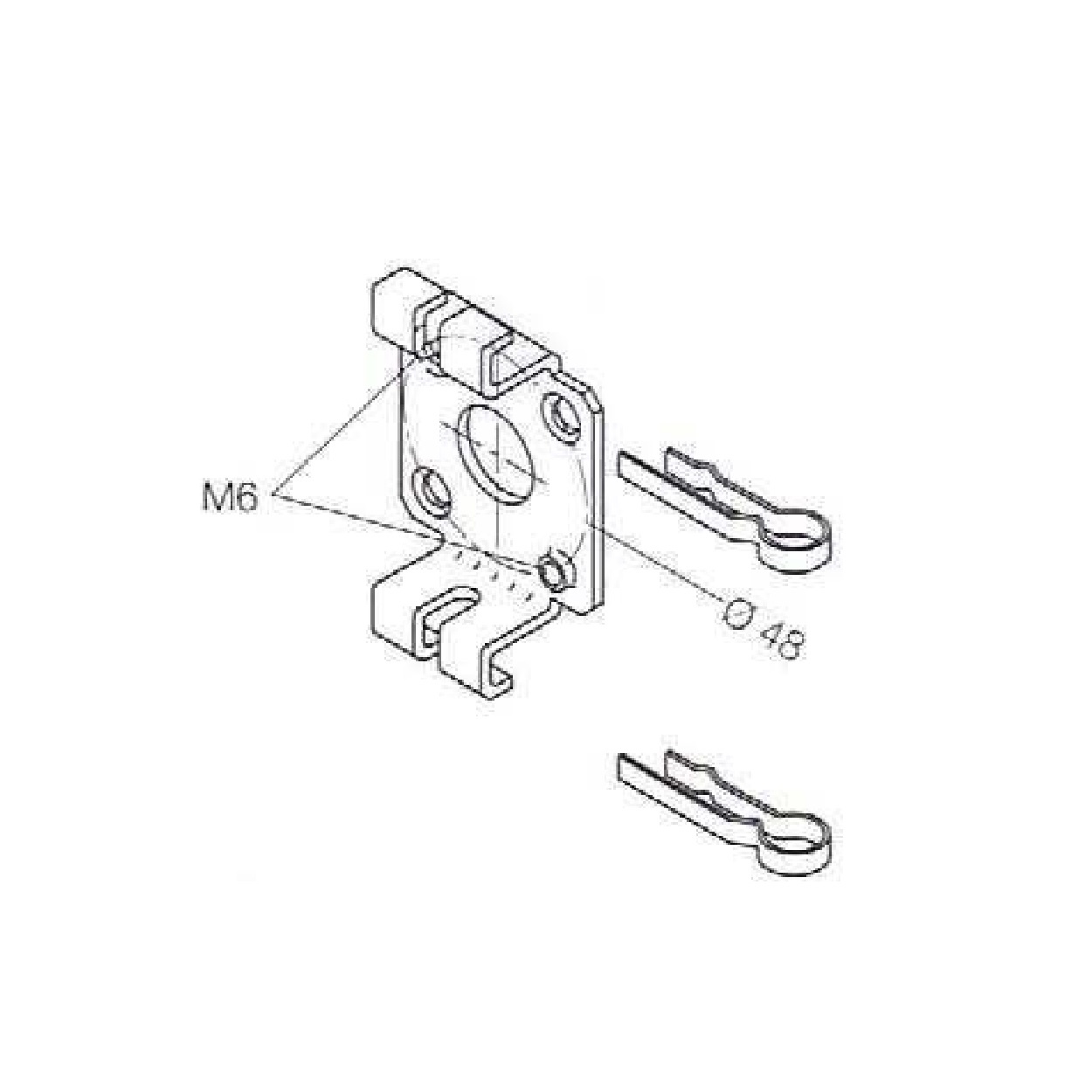 Nice motor support NEO, Nice NM series - Rolluikonderdelen.nl
