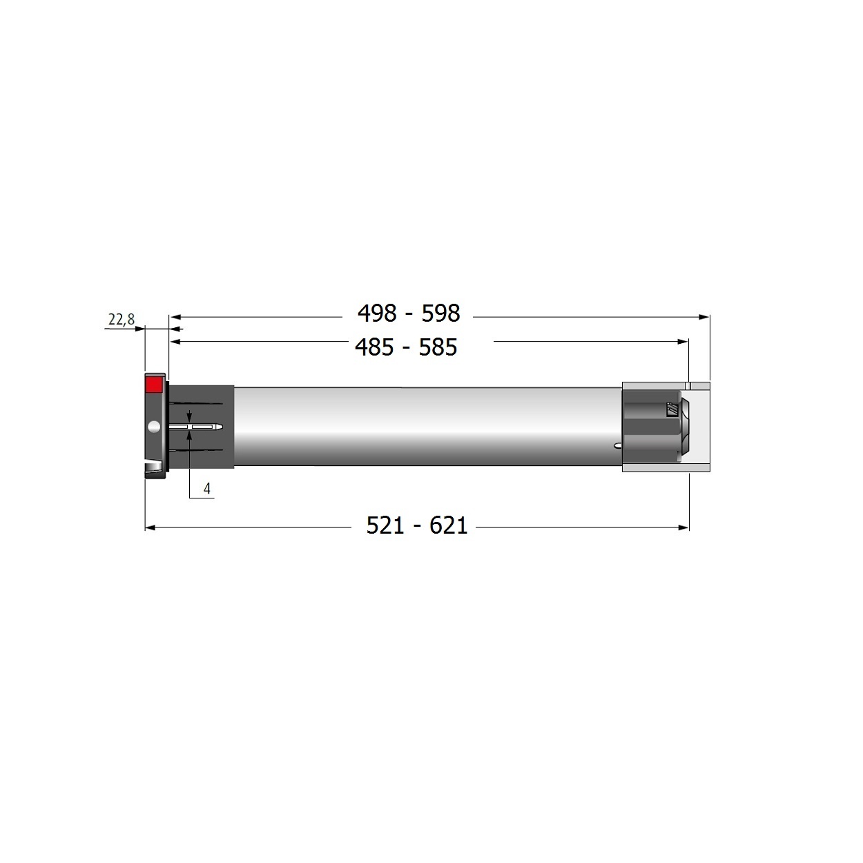 Simu T5 S tubular motor - Rolluikonderdelen.nl