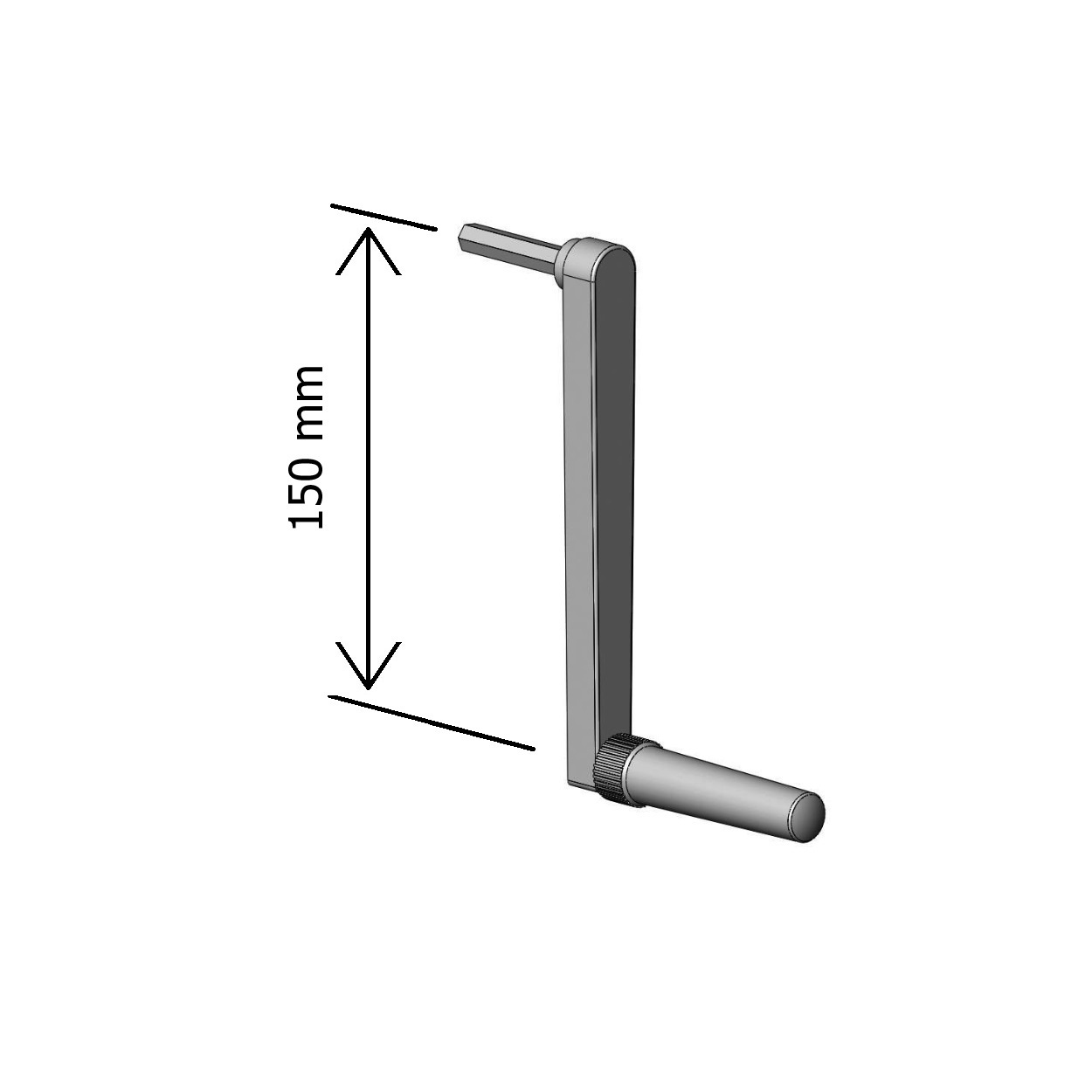 Separate crank for Steel wire winder 45 kg and 100 kg ...