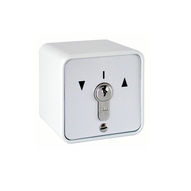 Key switch, incl half europrofile cylinder - Rolluikonderdelen.nl