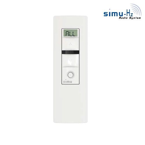 Simu 5-channel HZ handheld transmitter - Rolluikonderdelen.nl