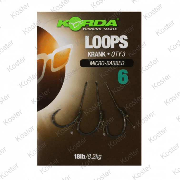 Loops Krank Micro Barbed 18lb-8.2kg