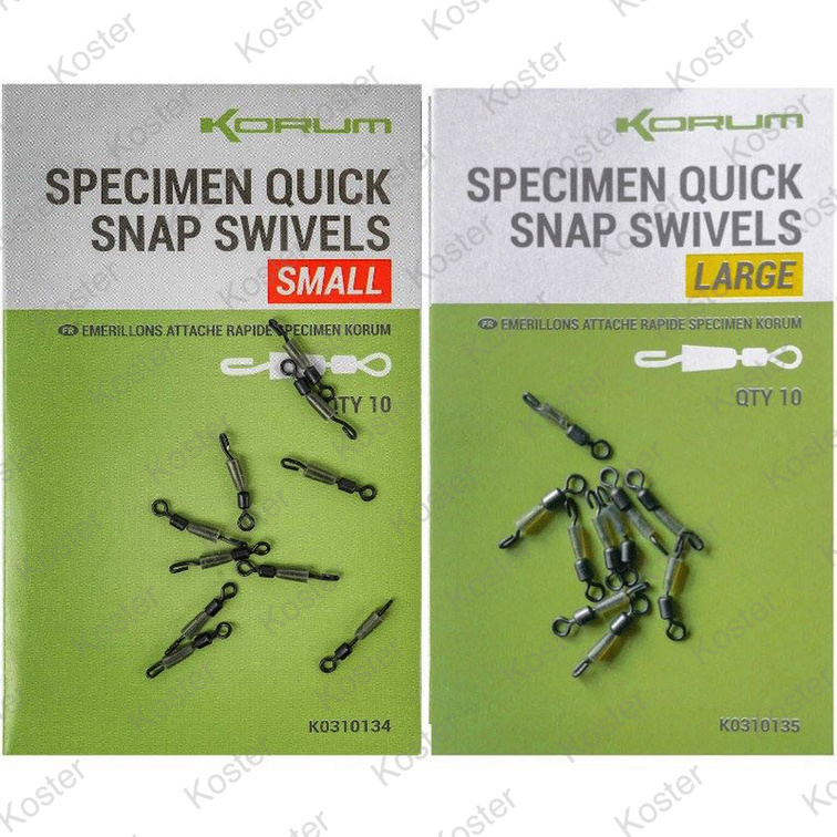 Specimen Quick Snap Swivels
