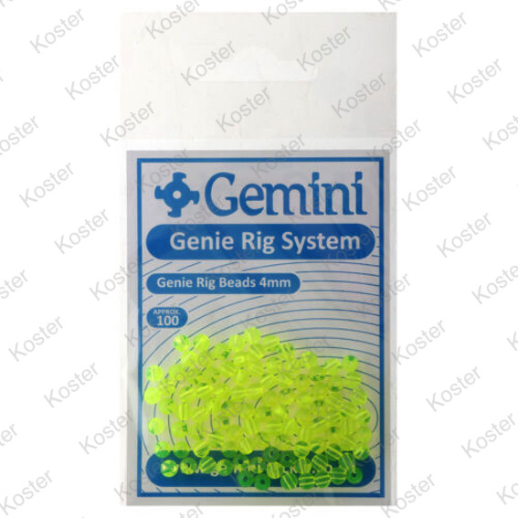 Genie Rig Beads 4mm - Green 100pcs