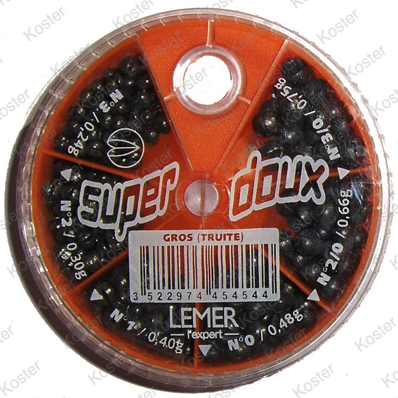 Lemer 90gr. 6-vaks Grof/Gros Truite (Oranje)