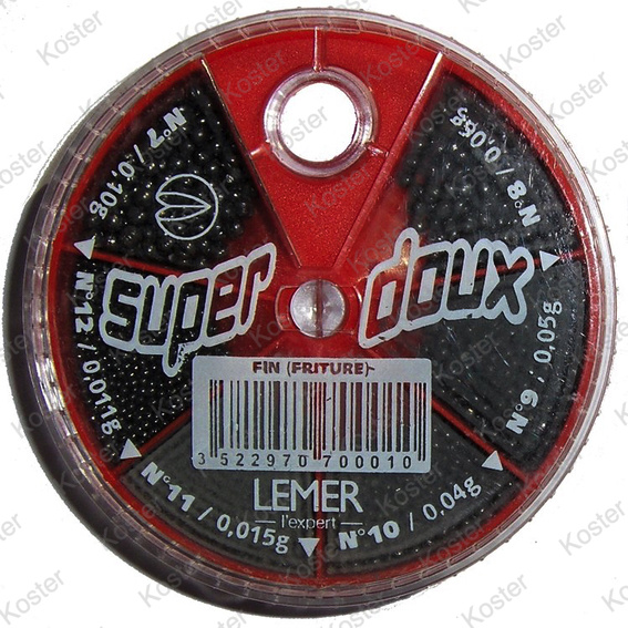 Lemer 90gr. 6-vaks Fijn/Fin (Rood)