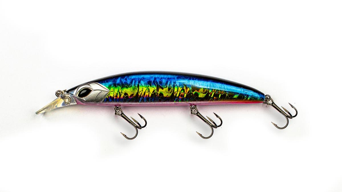 Big Evil Sly Minnow Blue Green Mackeral 11cm. 19gr.