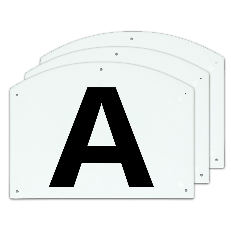 Vplast Show Jump letters A/B/C 27 x 20 cm - Junai.nl