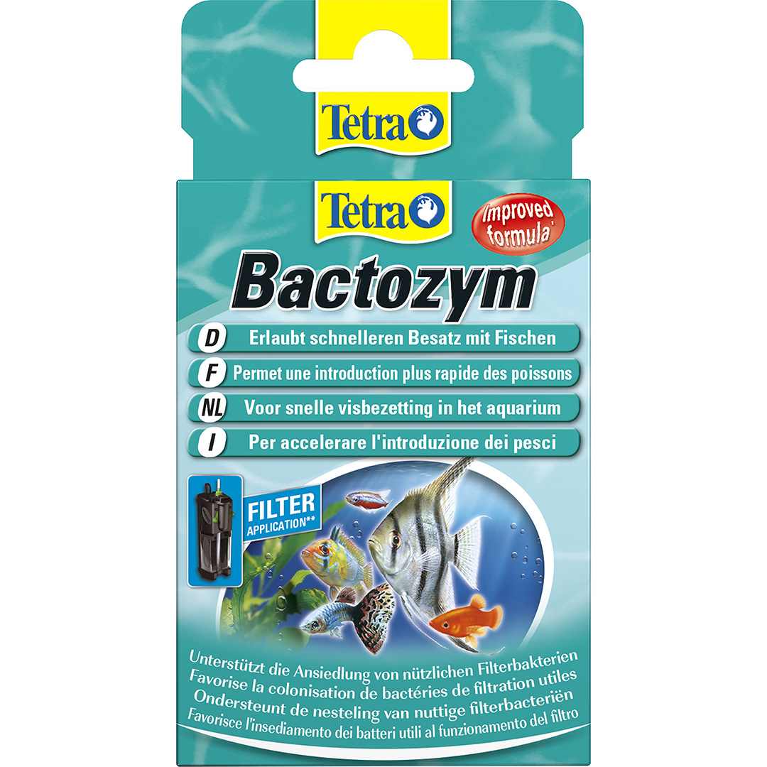 Tetra Bactozym 10 capsules | voor glashelder water - Junai.nl