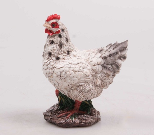Farmwood Tuinbeeld Kip wit - Junai.nl