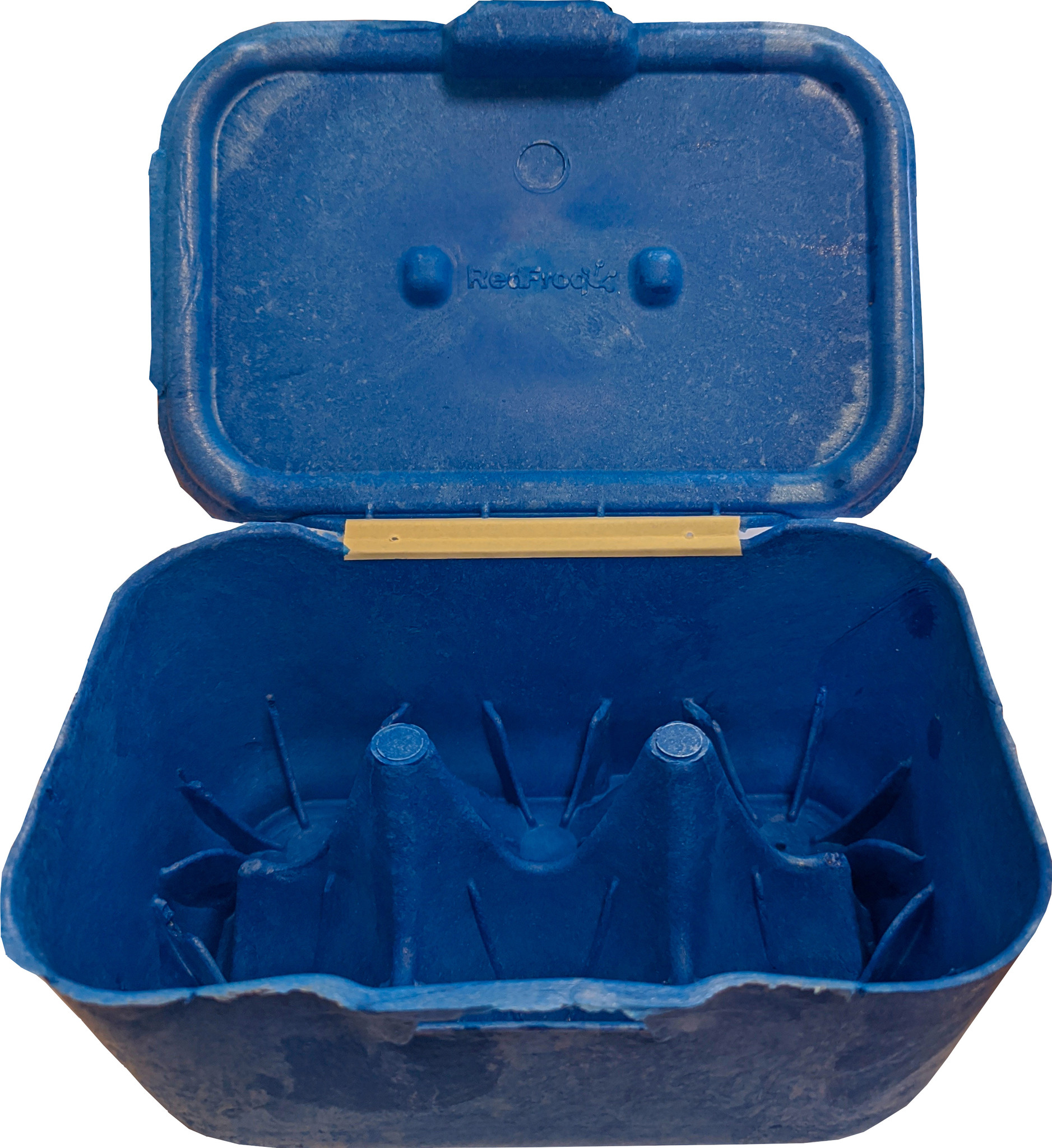 Redfroq Biobased blauwe eierdoos voor 6 eieren jumbo - Junai.nl