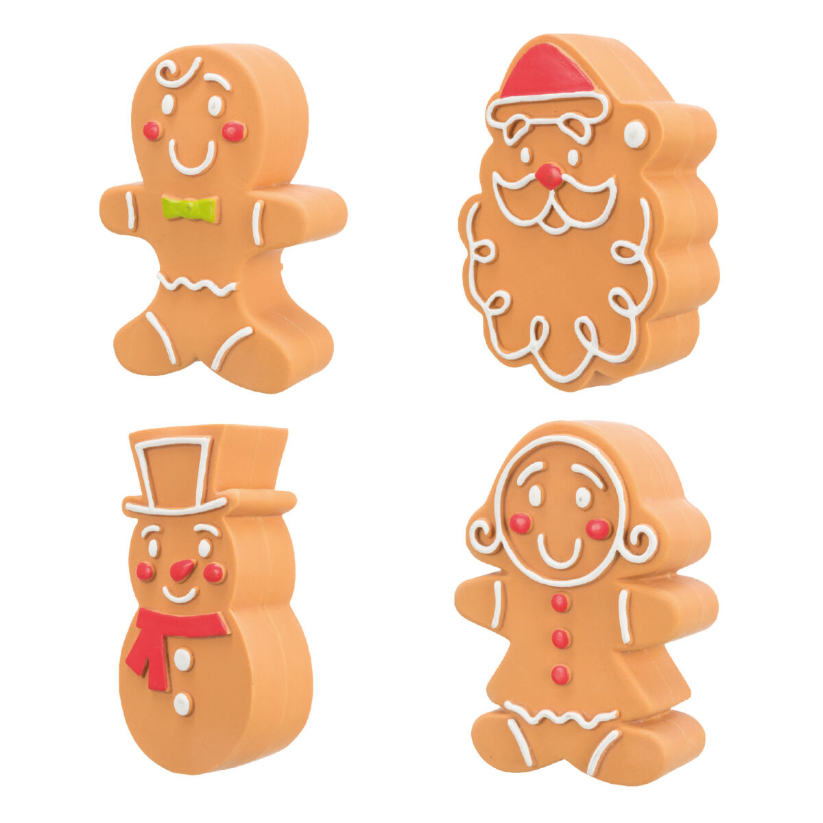 Trixie Peperkoek Figuur Latex 11cm Assorti - Junai.nl