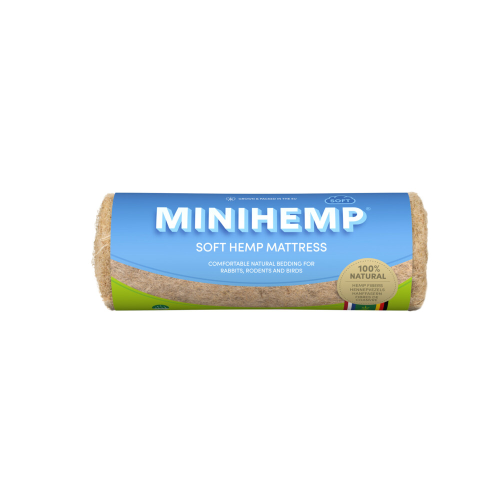 Hempflax Mini Hemp soft matras 10mm - Junai.nl