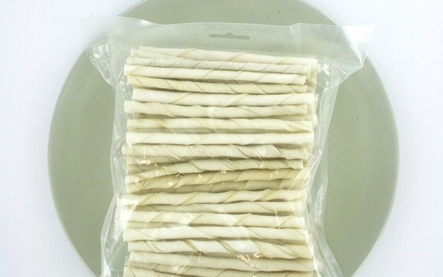 Landman Witte gedraaide staafjes 8mm 100 stuks - Junai.nl
