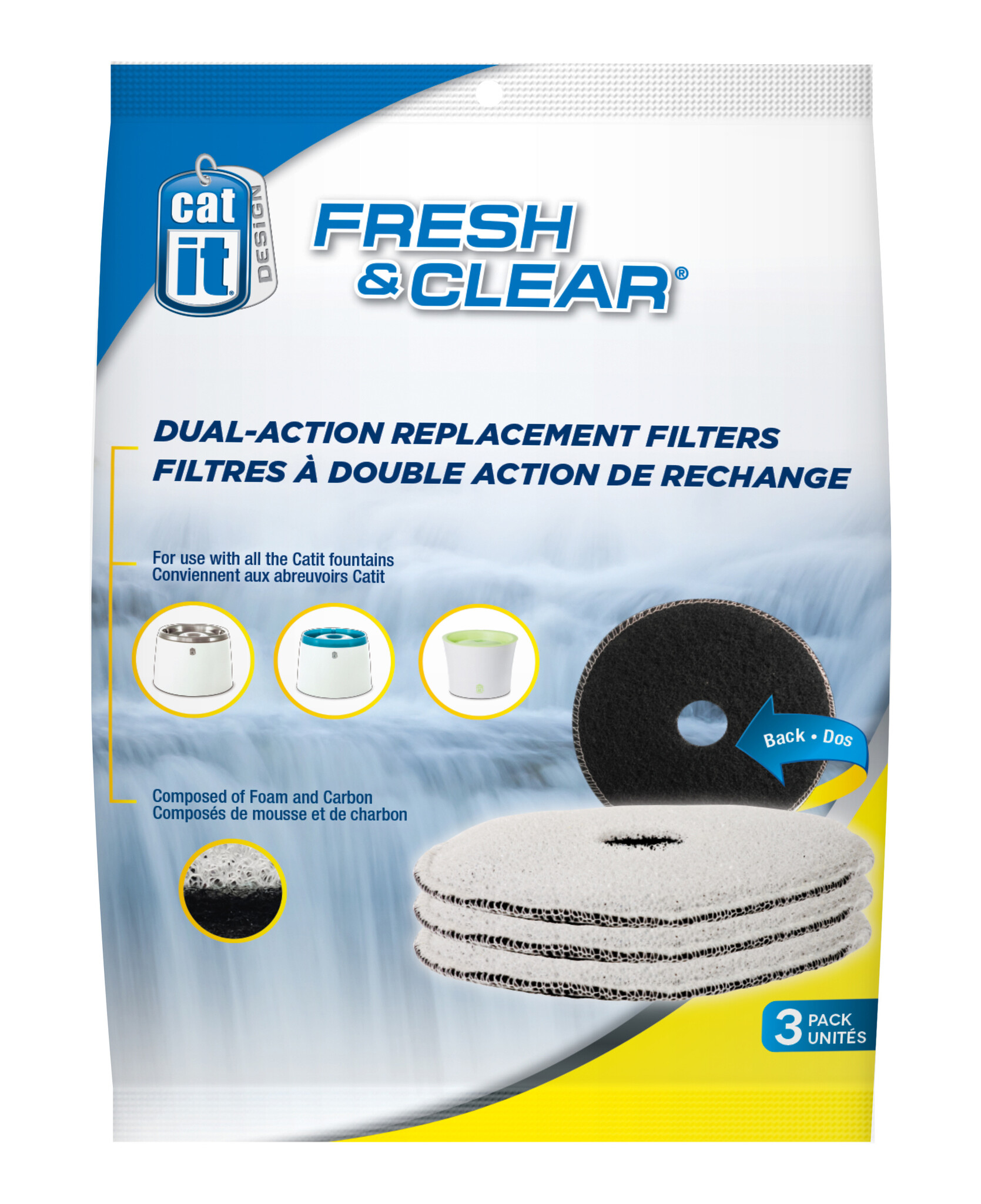 Cat It CA Filter Fresh & Clear 2L 3 stuks - Junai.nl
