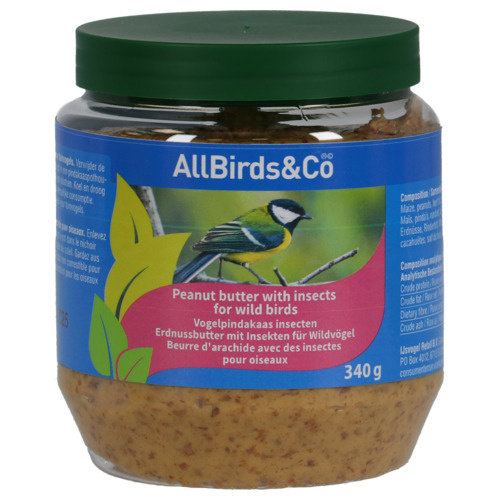 Vogelpindakaas insecten 340g - Junai.nl