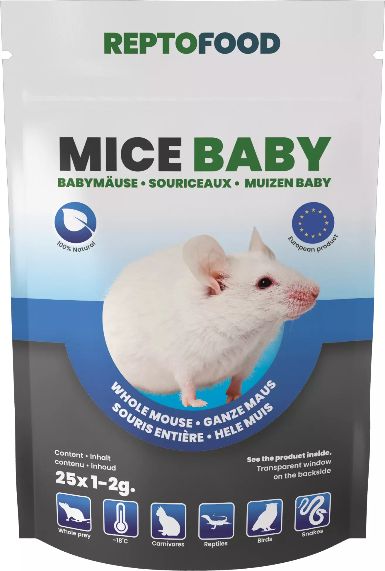 Baby Muis 1-2 gram 25 stuks - Junai.nl