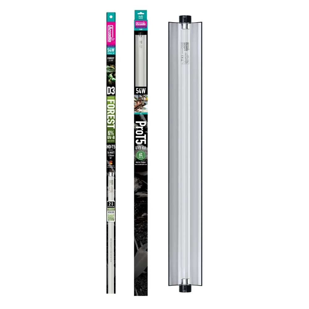 Pro T5 Set Forest 6% UVB 1170mm | 54W - Junai.nl