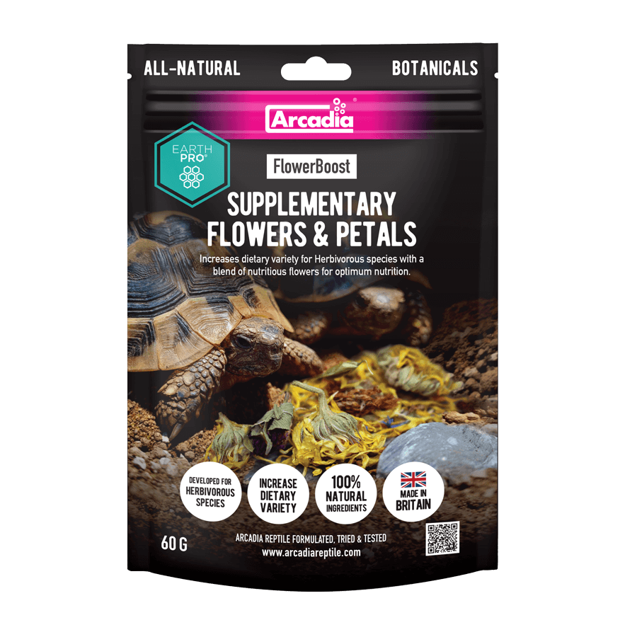 Arcadia FlowerBoost bloemenmix voor herbivore reptielen 60g - Junai.nl
