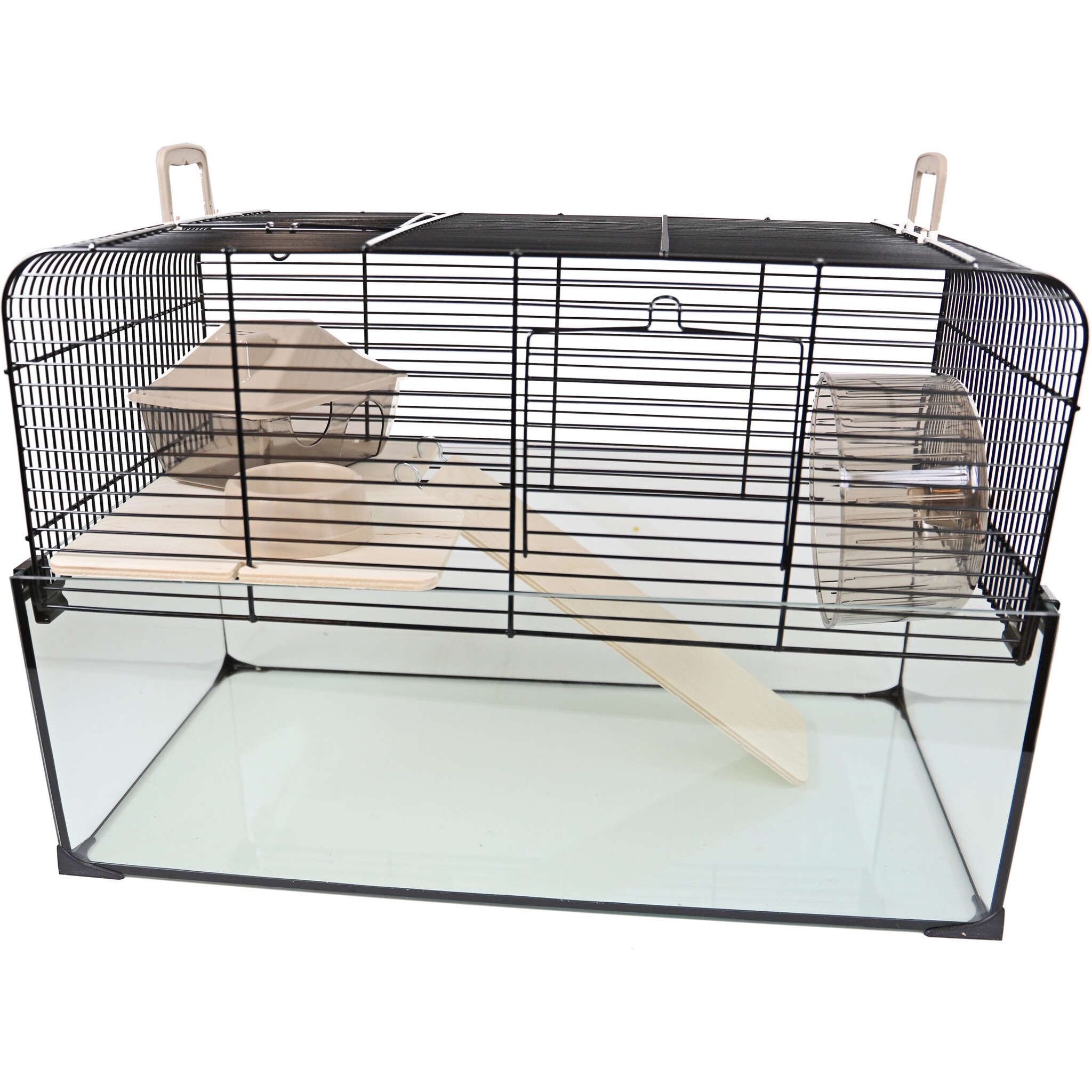 Interzoo Hamsterkooi Vision 51 Zwart - Junai.nl