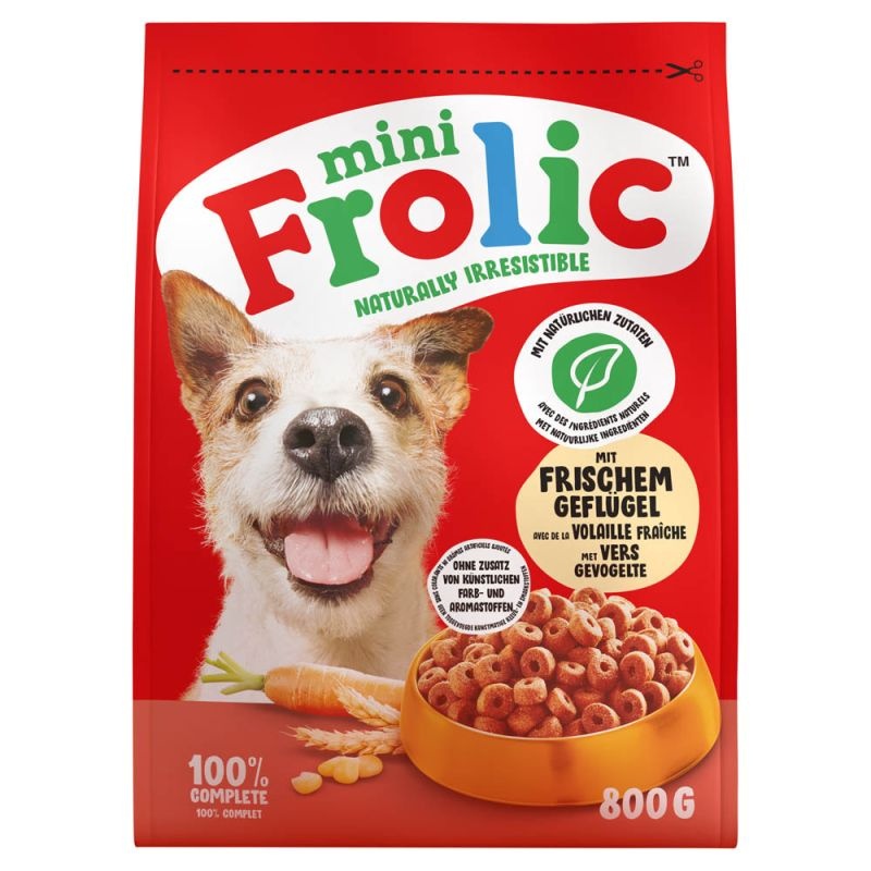 Frolic: Mini met Gevogelte en Worteltjes 800GR - Junai.nl