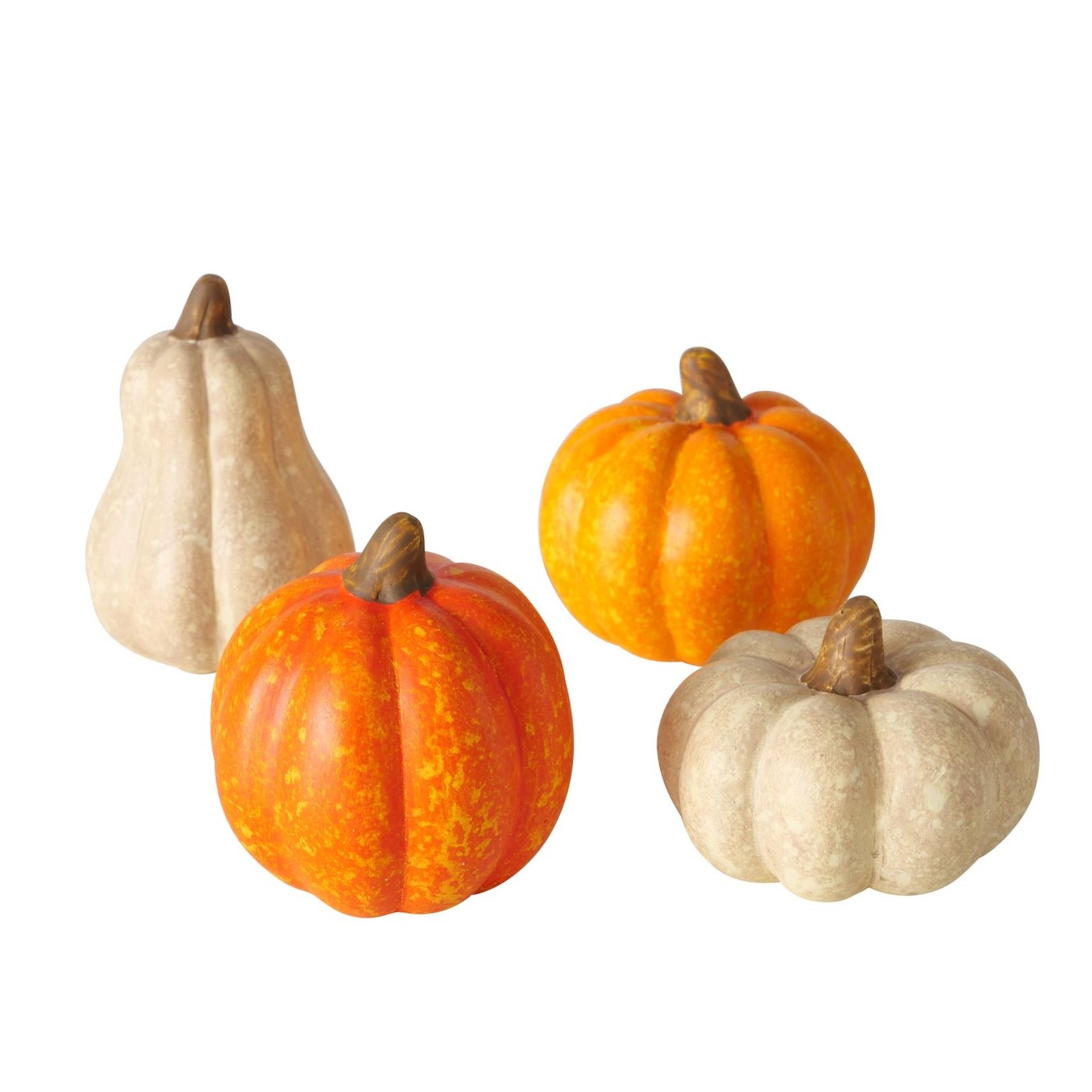 Decoratieset pompoen 4-delig - Junai.nl