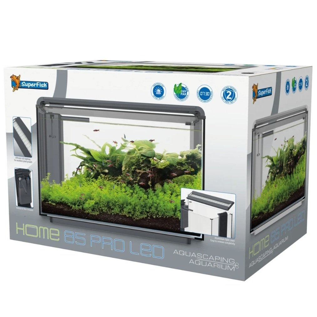 Superfish Home ProLED 85 Aquarium Zwart - Junai.nl