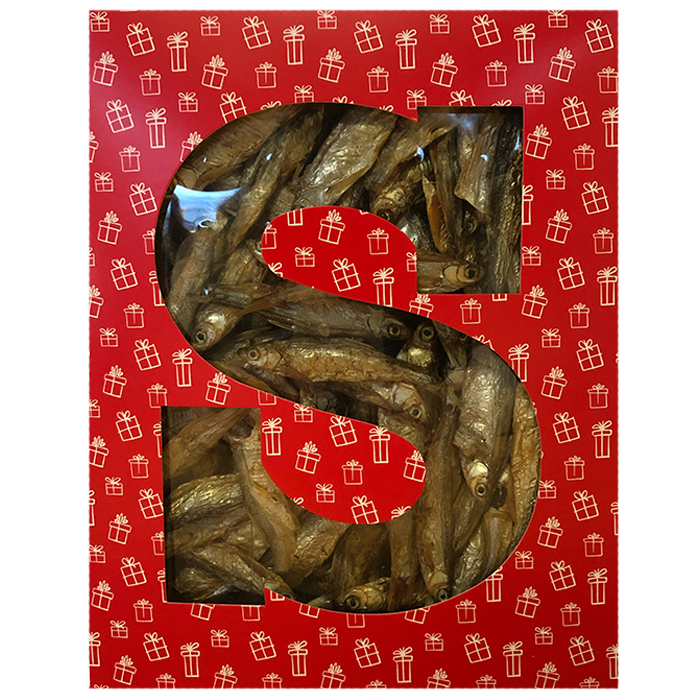 Sint Letterdoosje Gedroogde Visjes voor Hond en Kat | Sinterklaaskado ...