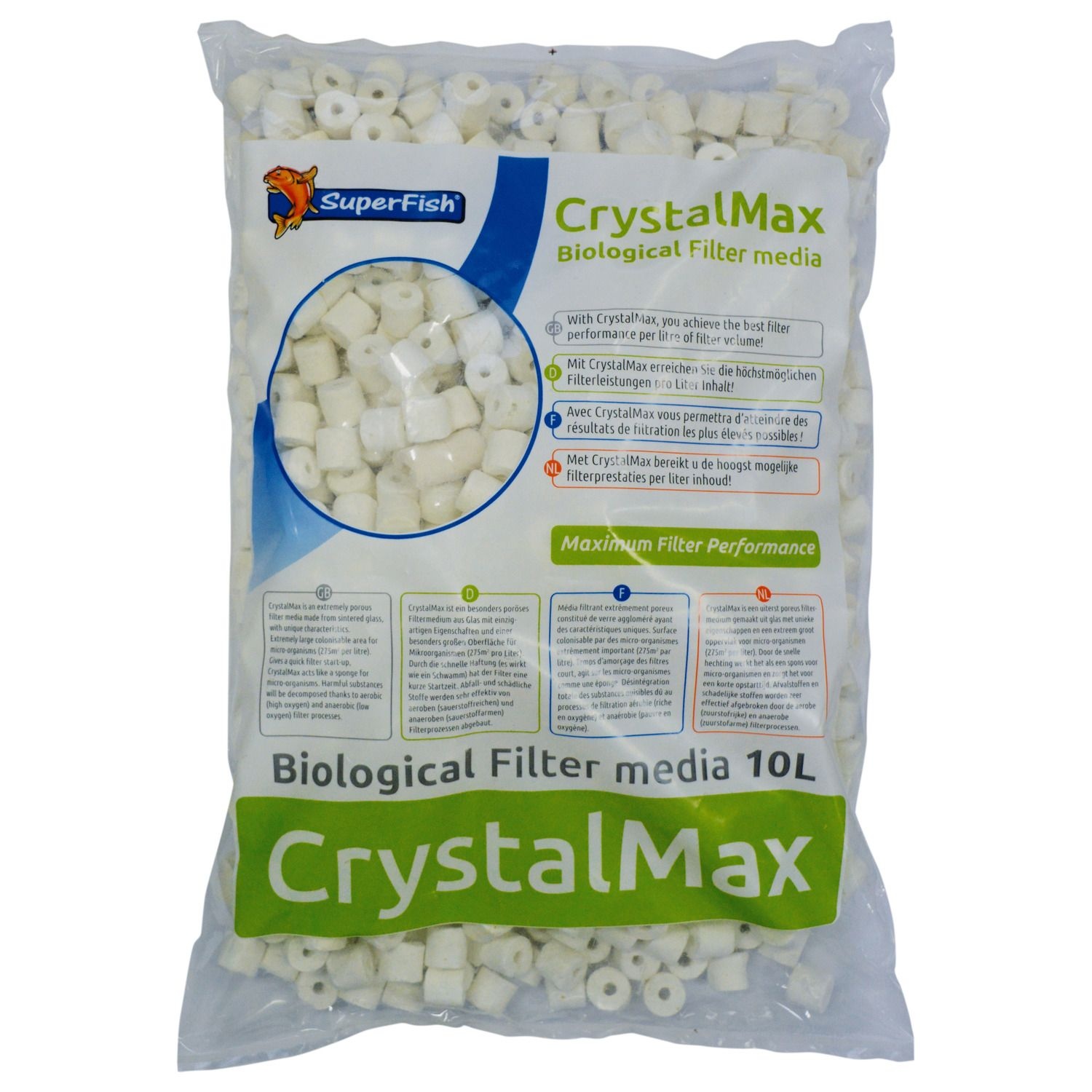 Superfish Crystalmax Zak 10 Liter - Junai.nl