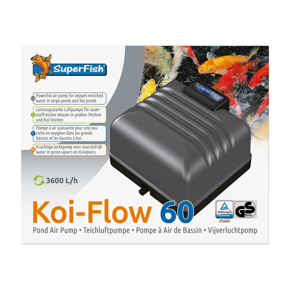 Koi-Flow 60 - 3600L/h - Junai.nl