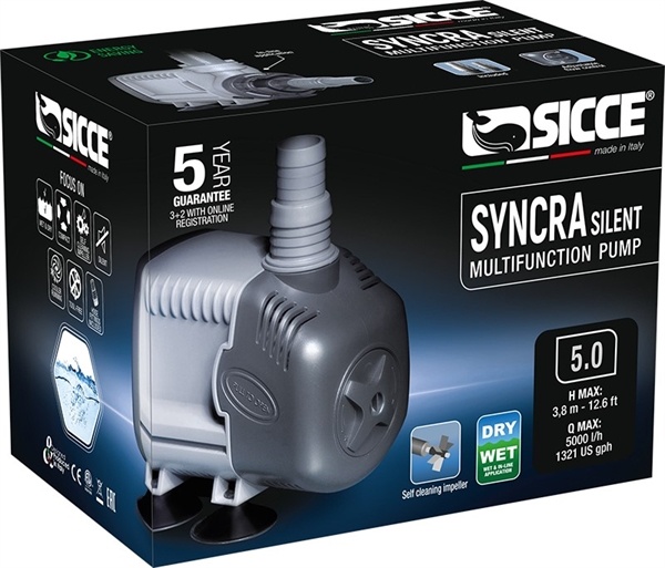 Sicce Syncra Silent Pump 5.0 - 5000 L/H - Junai.nl