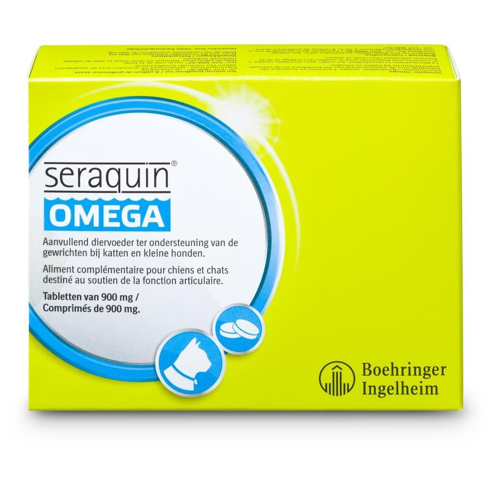 Seraquin Seraquin Omega (Kat/kleine hond) 60 Tabletten - Junai.nl