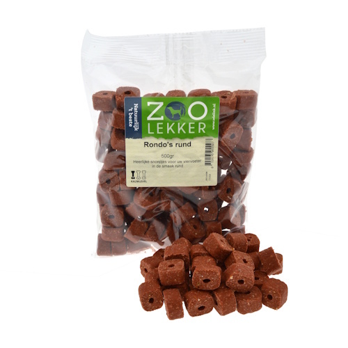 Rondo’s rund hondensnack - 500 g suikervrije trainers - Junai.nl