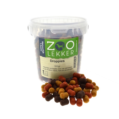 Droppies hondensnack - 500 g suikervrije trainers - Junai.nl